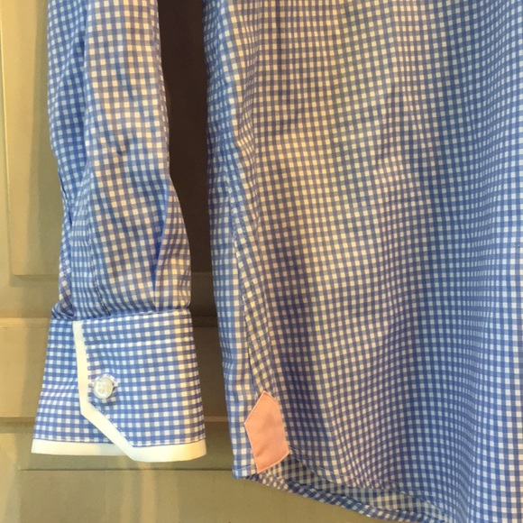 XOOS CA | Shirts | Xoos Ca Rock Mens Blue And White Dress Shirt | Poshmark